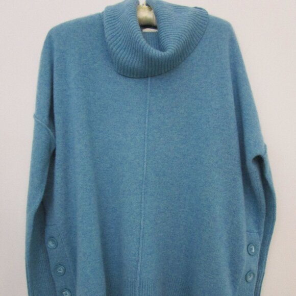 Cynthia Rowley | Sweaters | Oversize Cashmere Turtleneck Pullover Knit ...